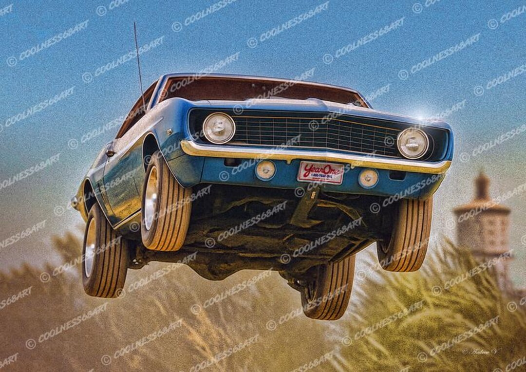 2 Fast 2 Furious - Yenko Camaro Original Art Print - Etsy