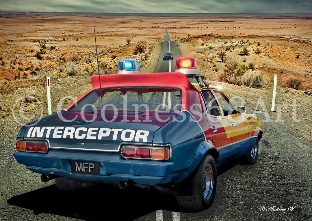 Mad Max Interceptor Original Art Print - Etsy