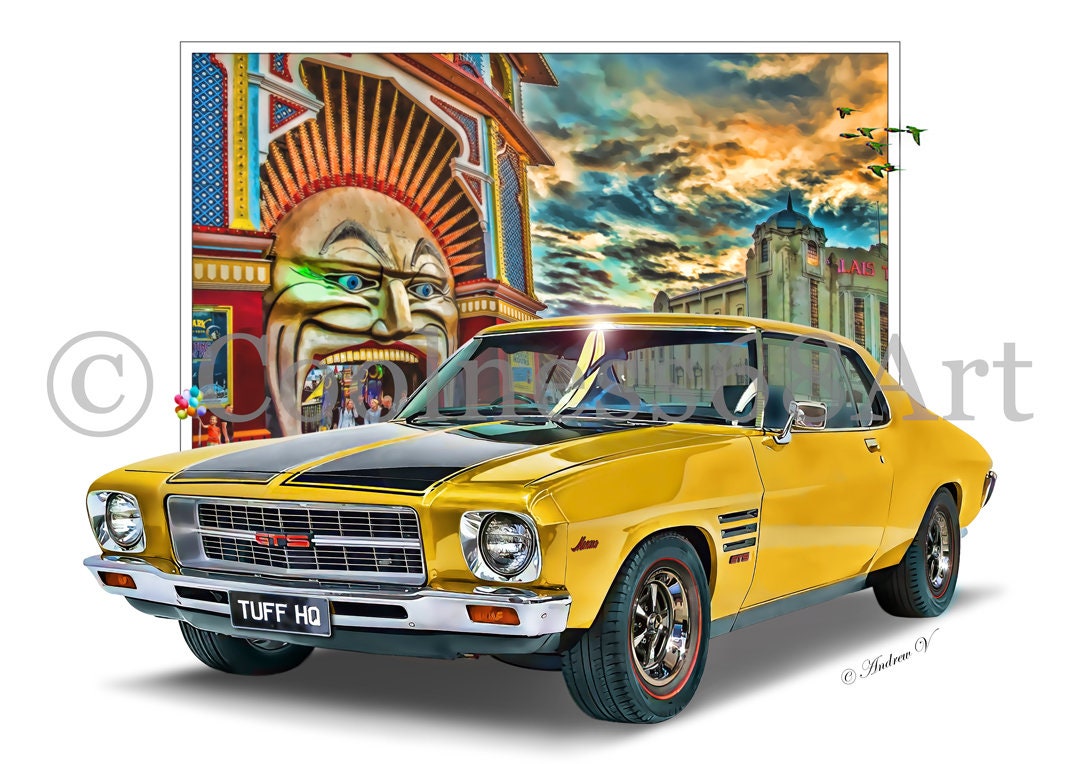 Postcards From Oz - HQ Monaro Original Art Print - Etsy