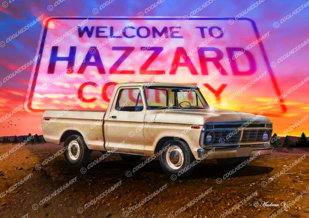Welcome to Hazzard County Original Art Print - Etsy