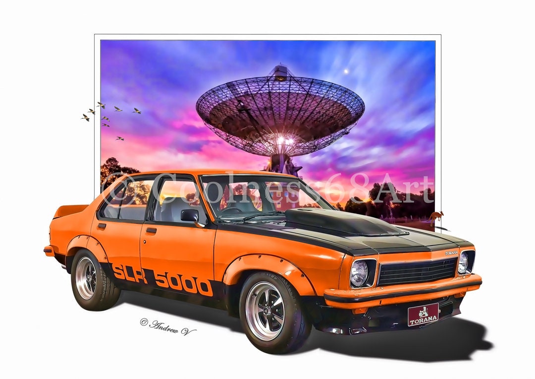 Postcards From Oz - LX Torana SLR 5000 Original Art Print - Etsy