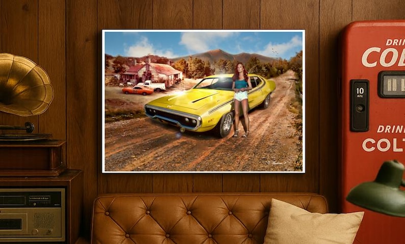 Daisy Duke Original Art Print - Etsy