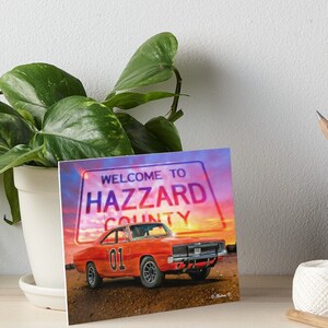 Welcome to Hazzard County Original Art Print - Etsy