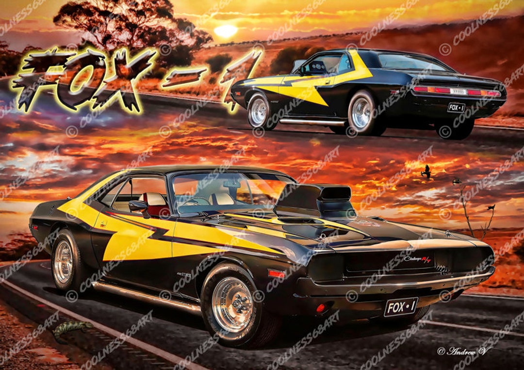 Running on Empty - Fox-1 Original Art Print - Etsy