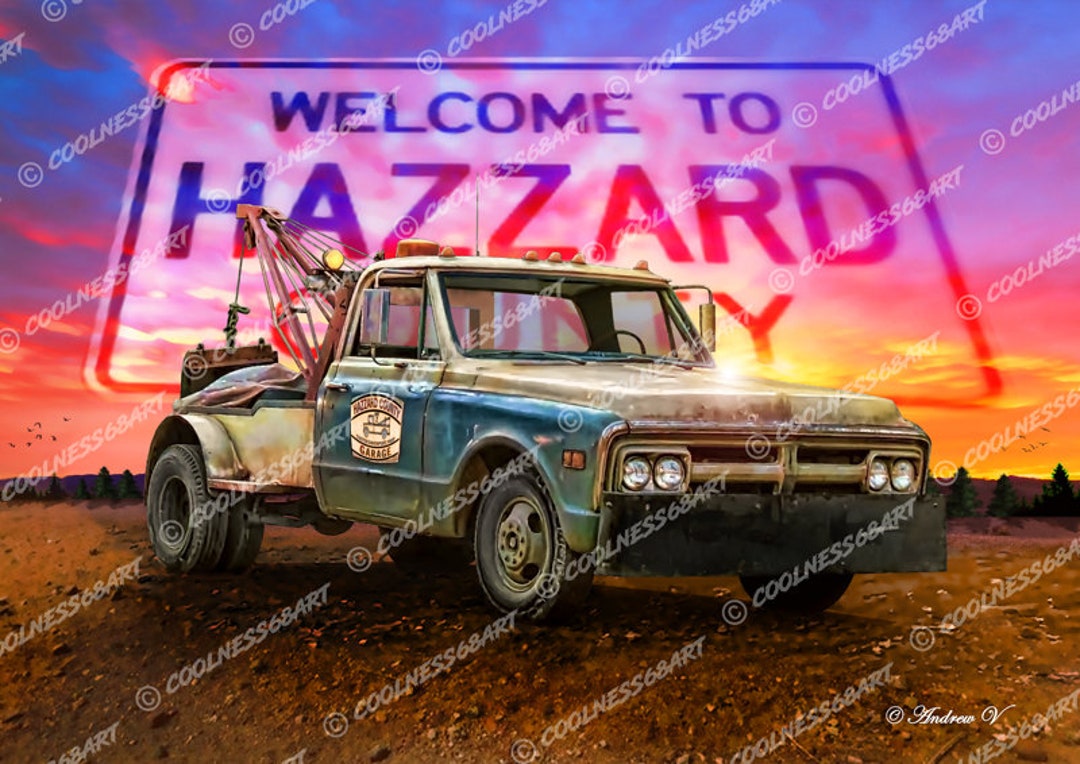 Welcome to Hazzard County Original Art Print - Etsy