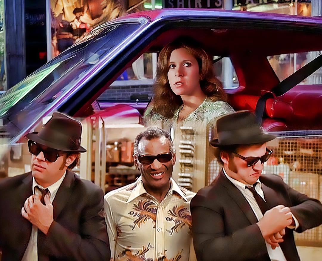 The Blues Brothers Collage Original Art Print - Etsy