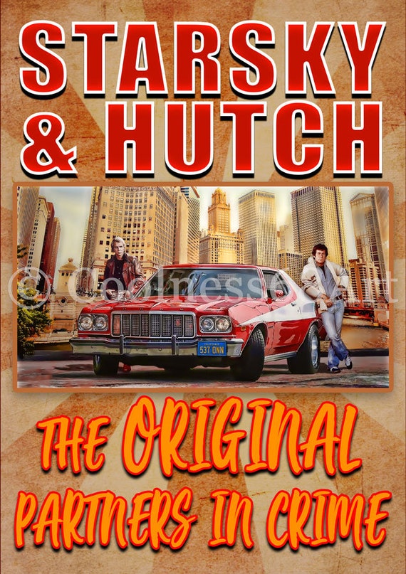 Starsky and Hutch Font Style Original Art Print | Etsy