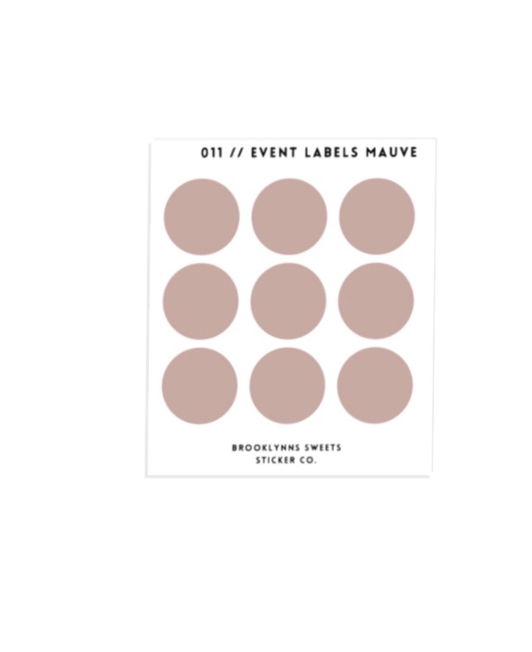Transparent Labels Circles Event Labels Minimal Stickers - Etsy