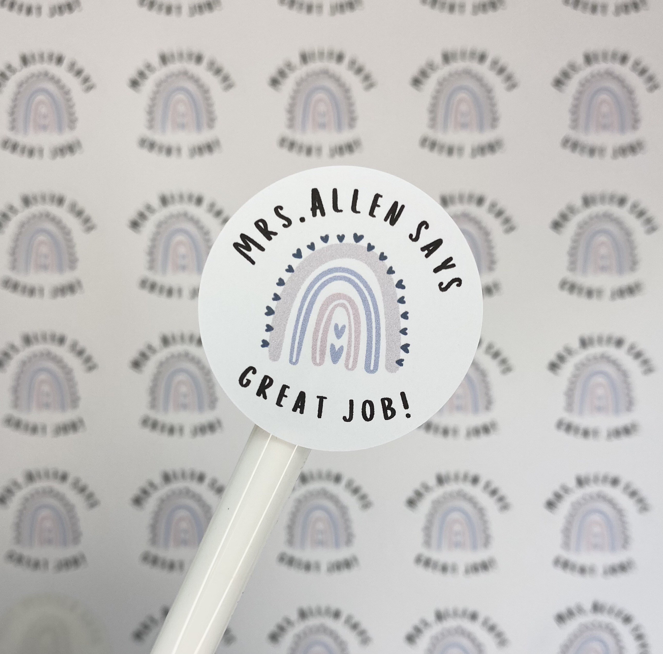 Great Job Stickers Zazzlecom Teacher Stamps Personalized Teacher