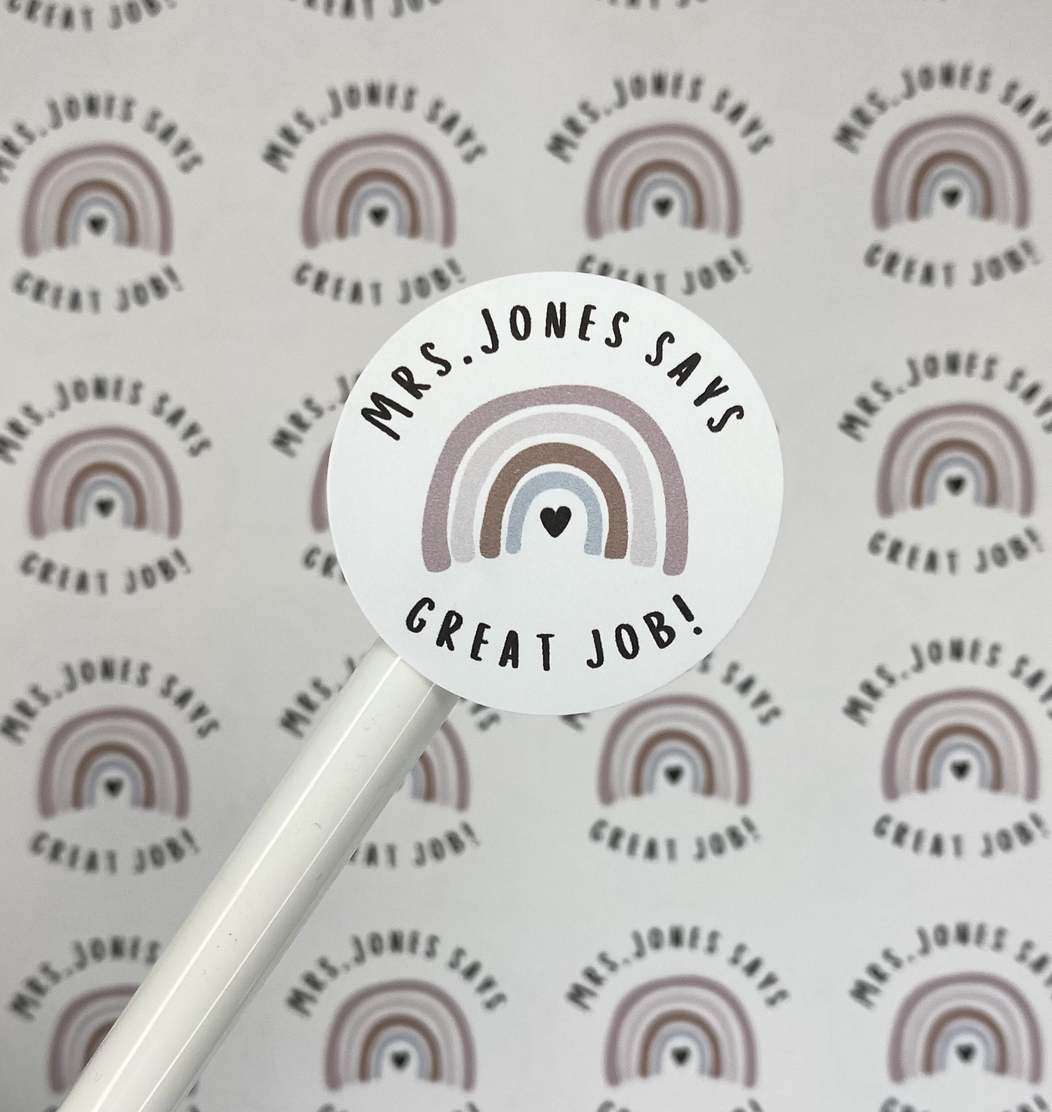 Great Job Stickers Zazzlecom Teacher Stamps Personalized Teacher