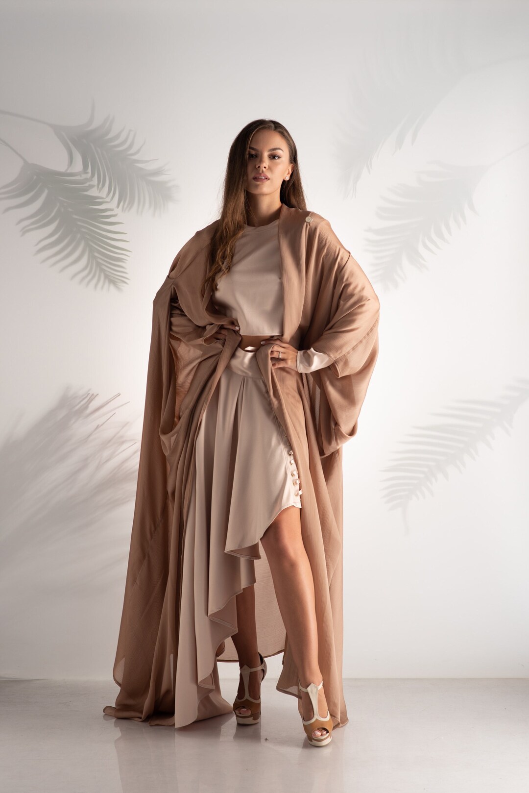 Abaya Robe, Womens Clothing, Moroccan Robe Dress, Elegant Kimono Dress ...