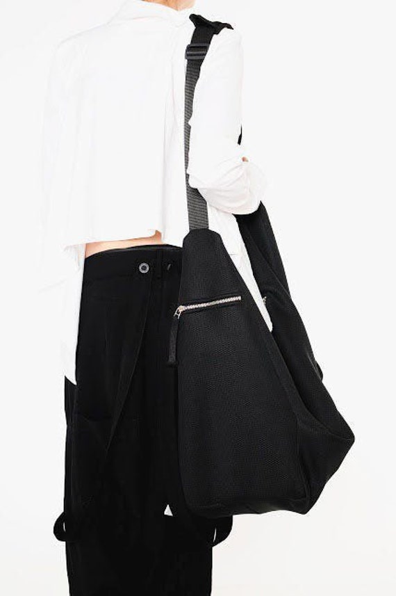 Black Backpack/ Neo Backpack/ Zip Closure Backpack/ Designer - Etsy