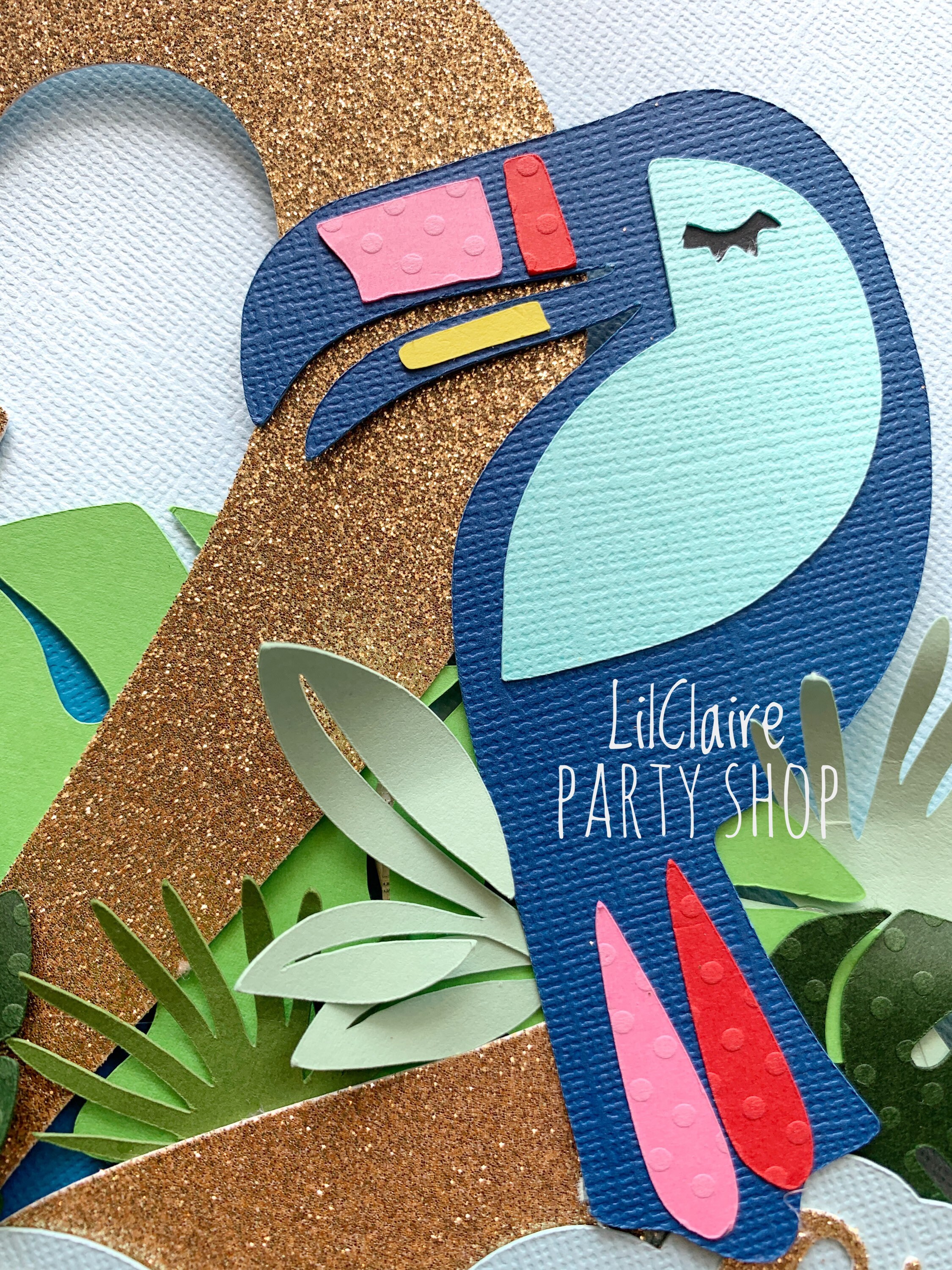 Toucan Cake Topper Toucan Birthday Theme Tropical Party - Etsy