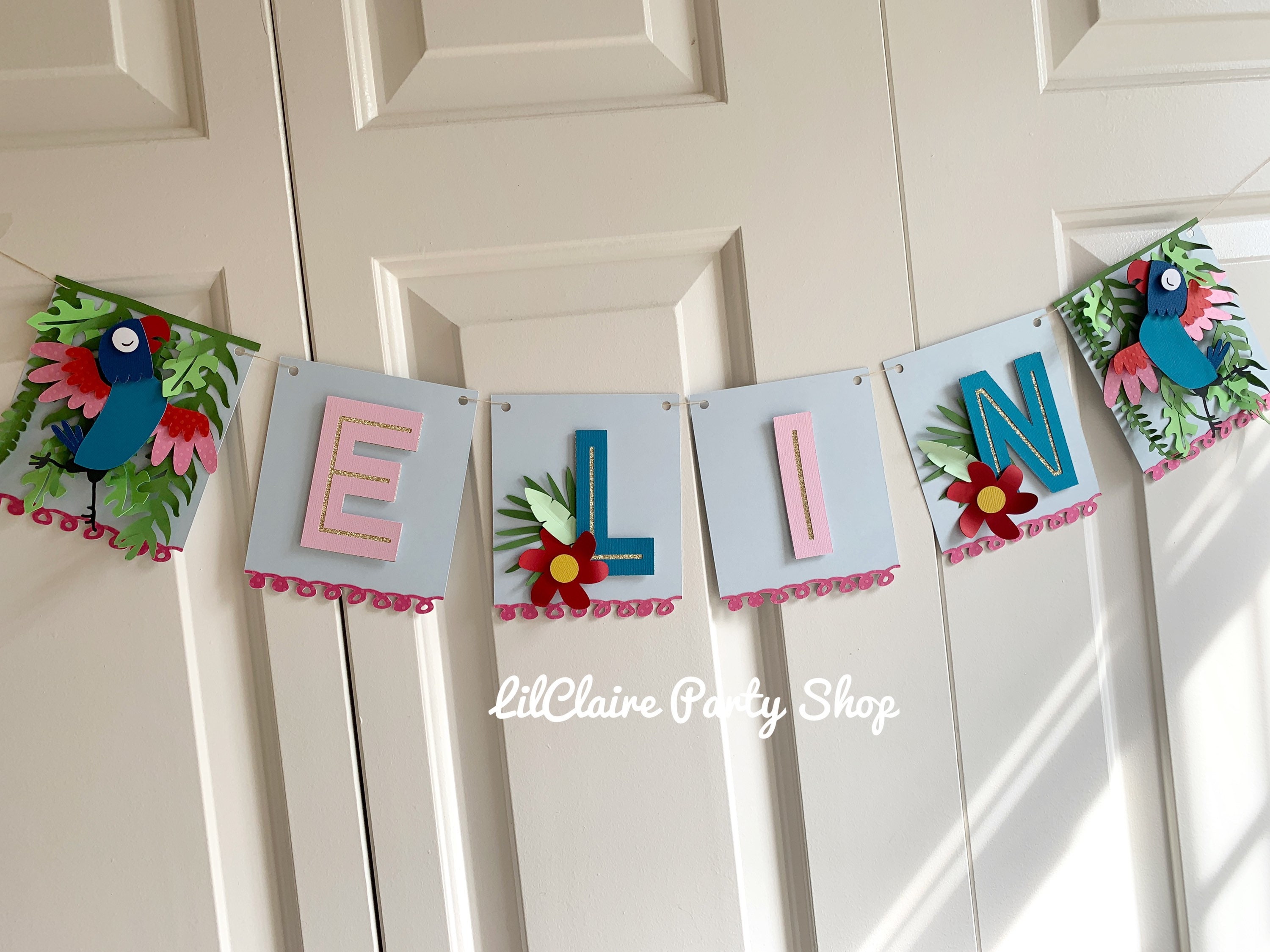 Parrot Birthday Theme, Tropical Birthday Party. - Etsy