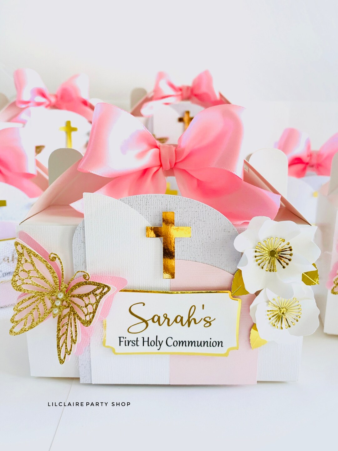 First Communion Favor Box, First Holy Communion, Candy Box for Parties ...