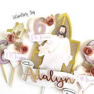 Jesus Cake Topper, Jesus Birthday Theme, Religious Party - Etsy
