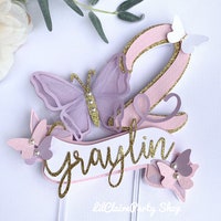 Butterfly Cake Topper / Butterfly Theme Cake Topper / Acrylic Cake ...
