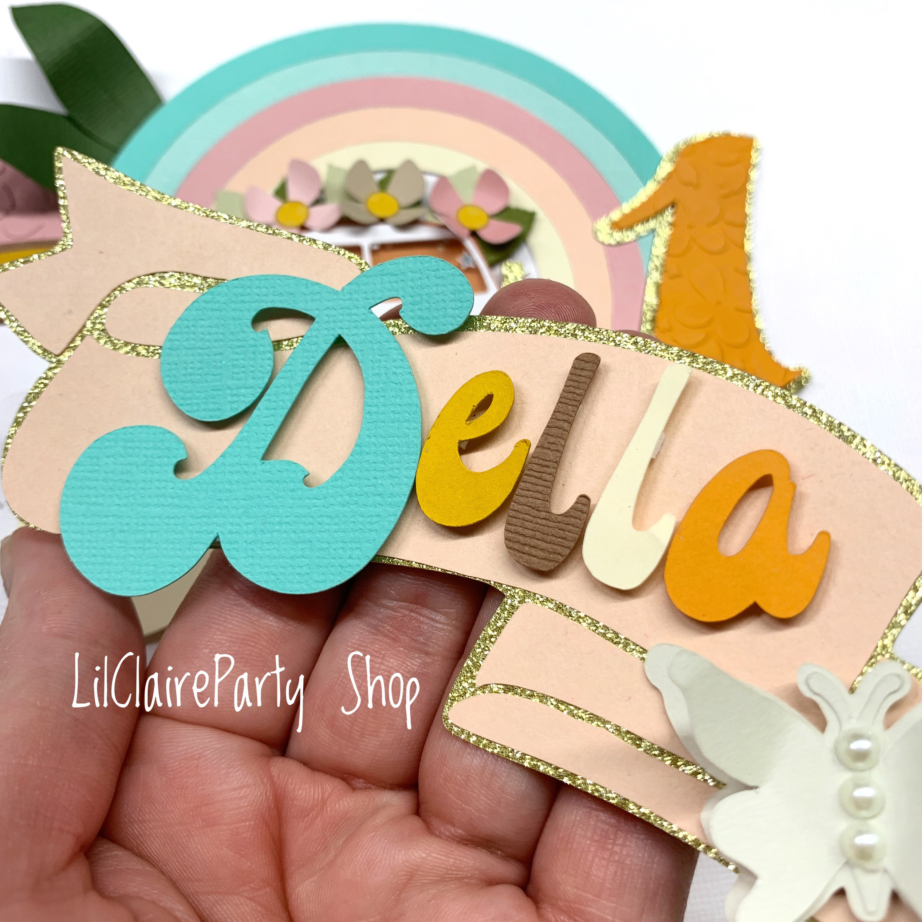 Groovy Cake Topper Groovy One Groovy Birthday Hippy Party - Etsy