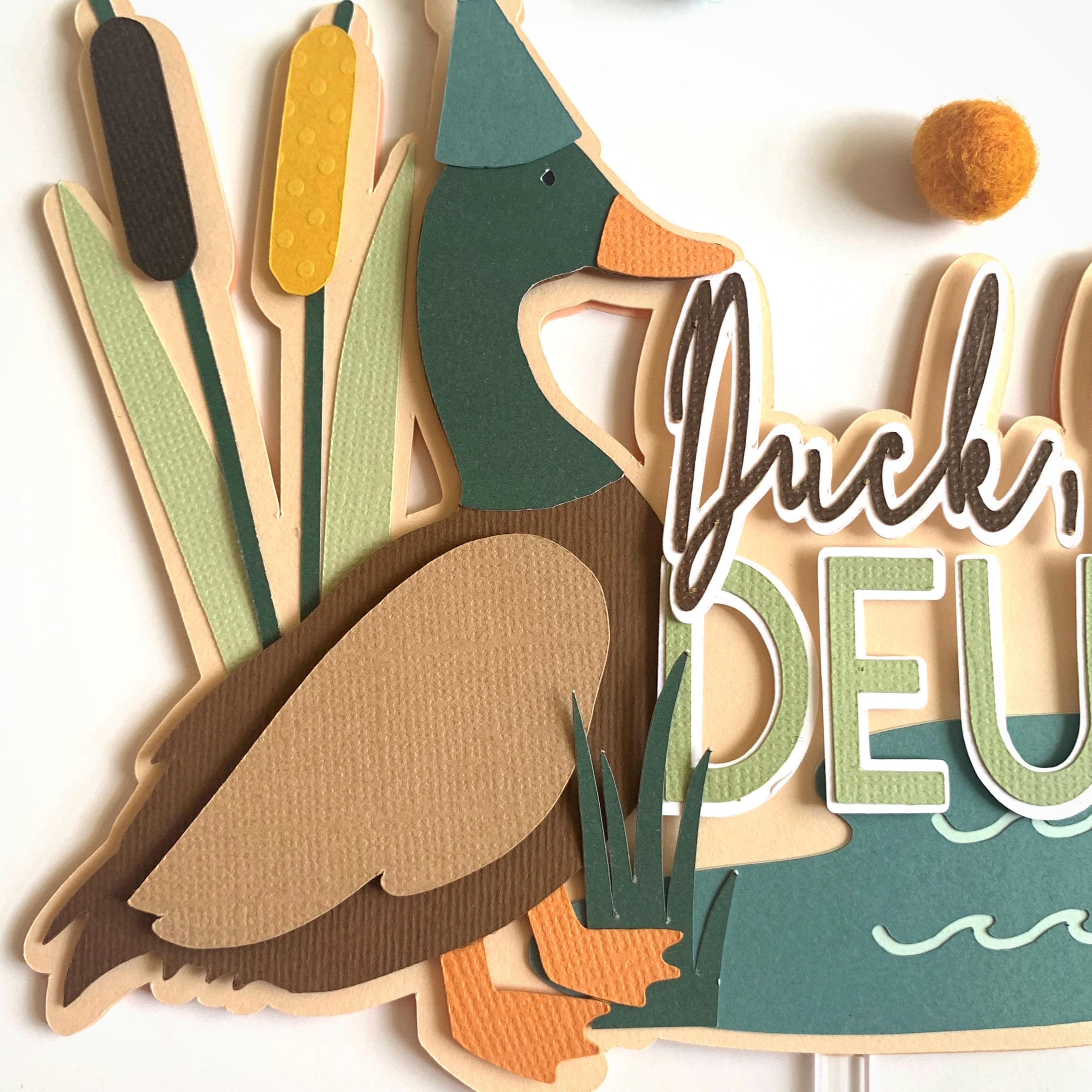 Duck Duck Deuce Cake Topper, 2nd Birthday Duck Theme - Etsy