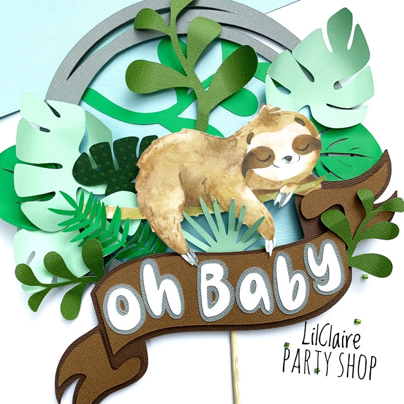 Sloth Baby Shower - Etsy