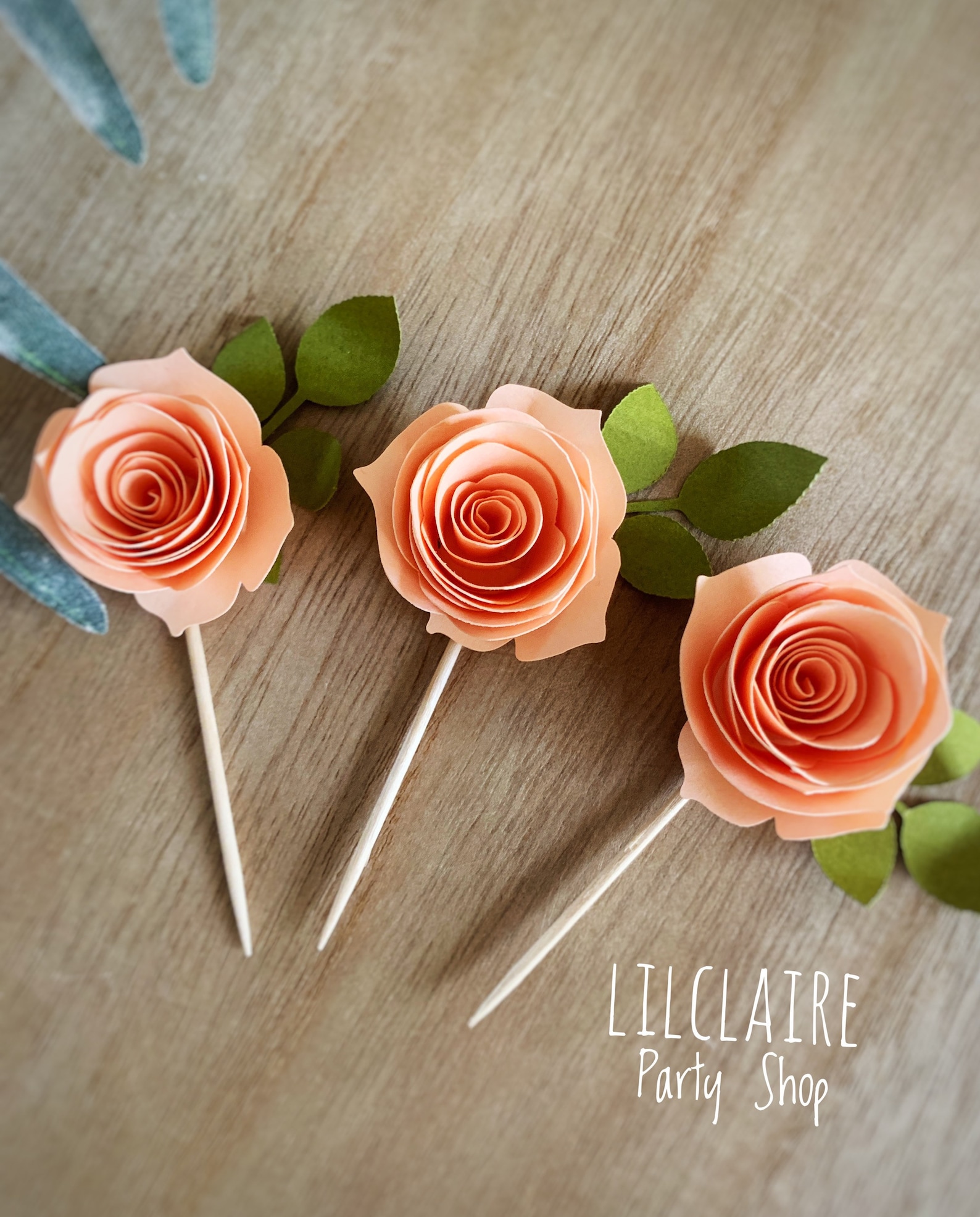 Floral Cupcake Topper Flower Cupcake Topper Boho Party Fist - Etsy