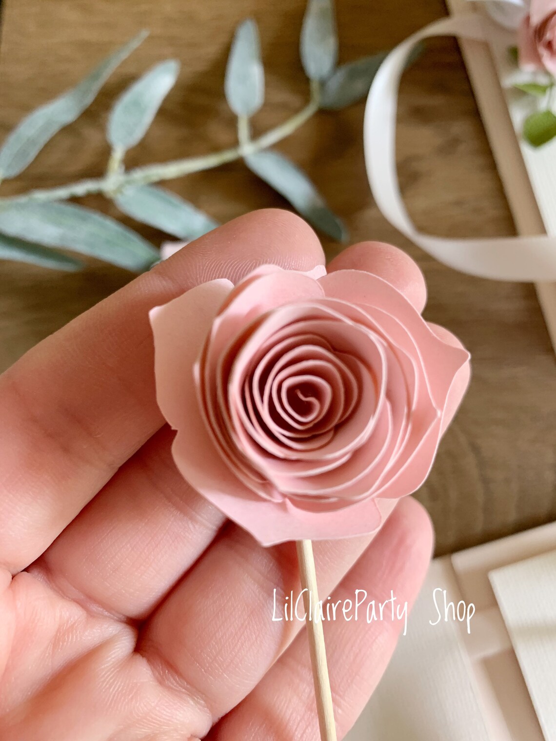 Floral Cupcake Topper Flower Cupcake Topper Boho Party Fist | Etsy