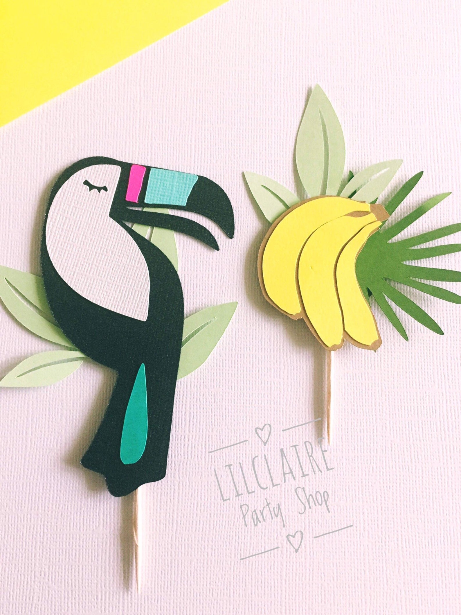 Toucan Birthday Theme Toucan Banner Tropical Banner - Etsy