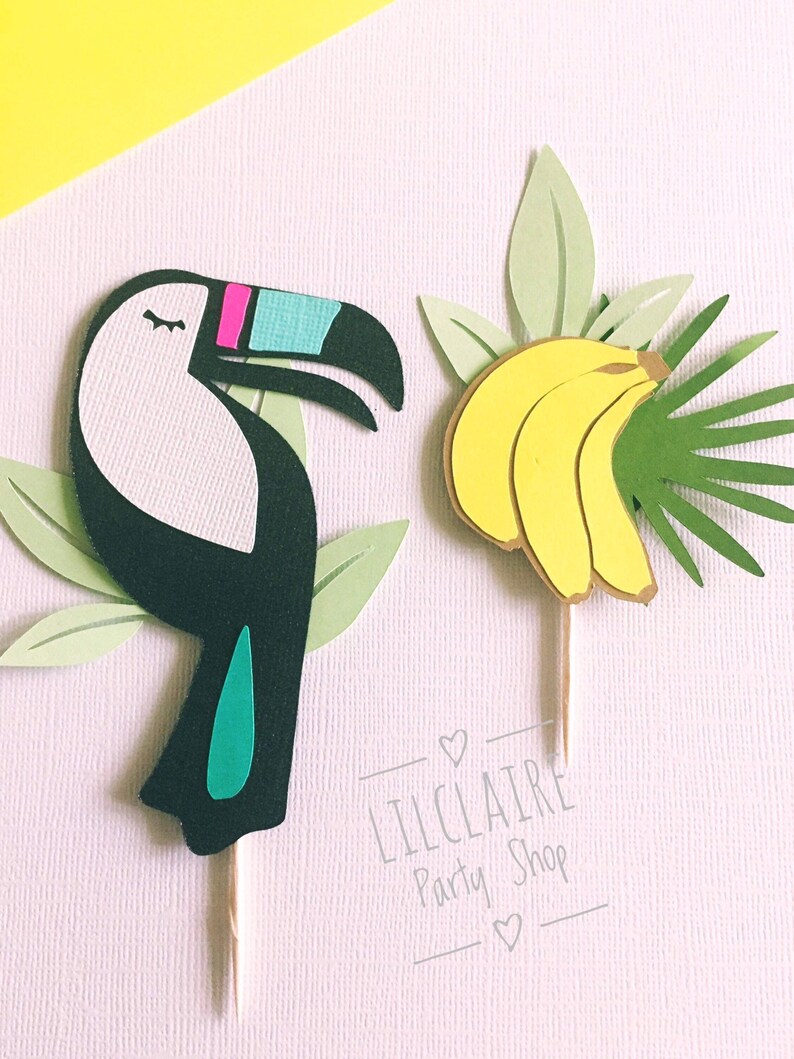 Toucan Birthday Theme Toucan Banner Tropical Banner | Etsy