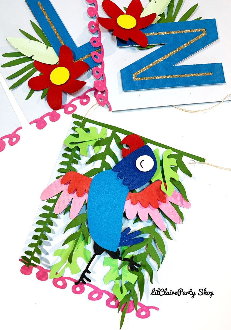 Parrot Birthday Theme, Tropical Birthday Party. - Etsy