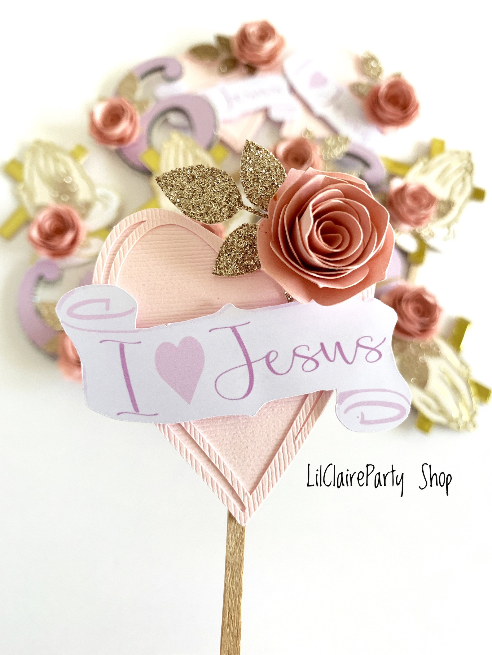 Jesus Cake Topper, Jesus Birthday Theme, Religious Party - Etsy