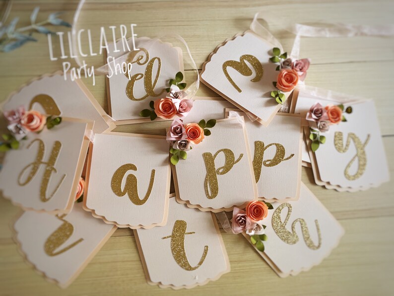 Boho Birthday Banner Floral Banner Boho Party Boho Birthday | Etsy