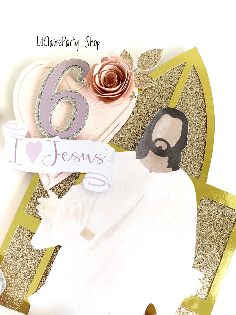 Jesus Cake Topper Jesus Birthday Theme Religious Party - Etsy