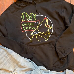 Awoo Crew Screen Printed Graphic Tee Shirt and Hooded Sweatshirt ...