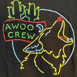 Awoo Crew Screen Printed Graphic Tee Shirt and Hooded Sweatshirt ...