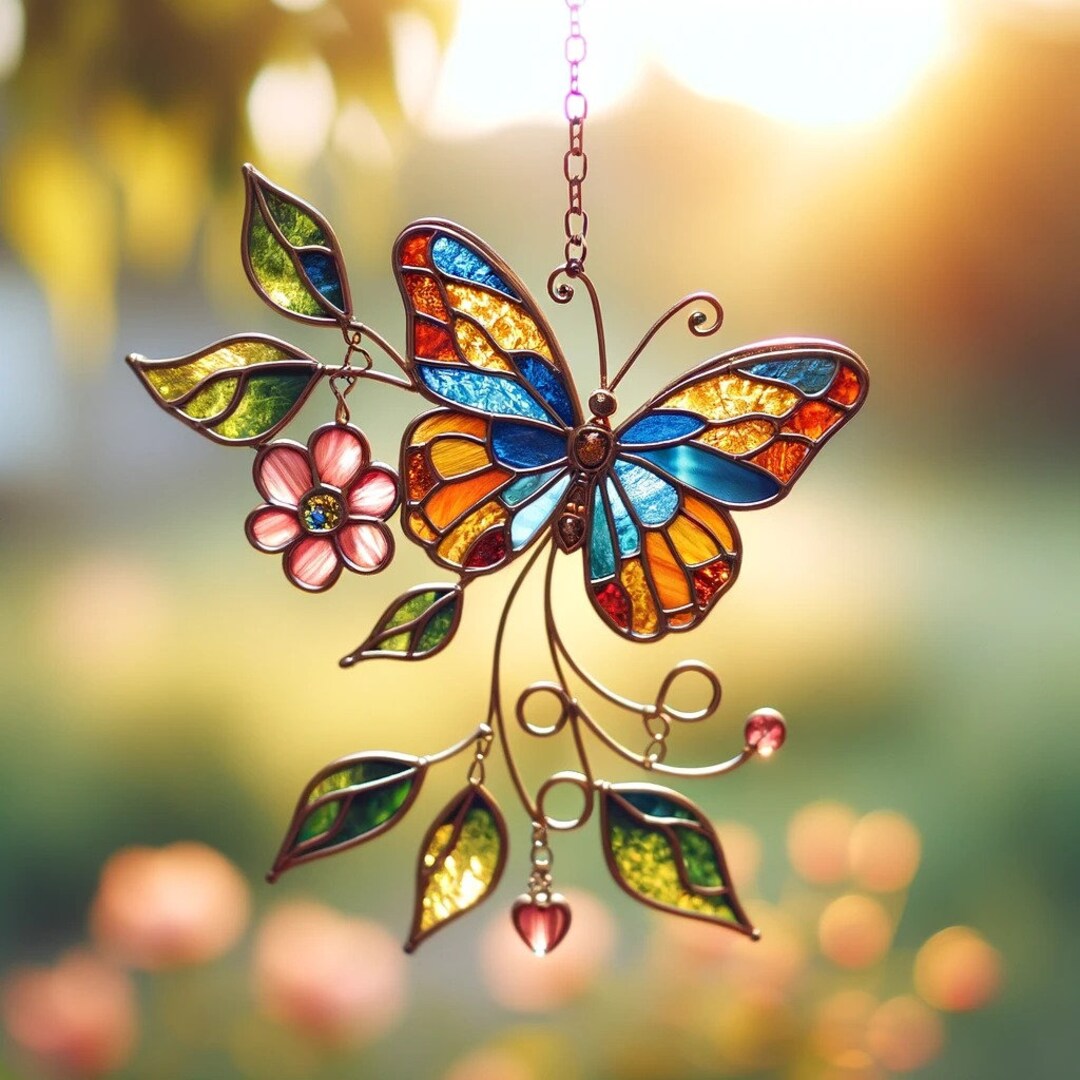 Butterfly Window Hanging, Butterfly Acrylic Home Decor, Butterfly Wall ...