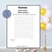 CUSTOM Word Search | Hen's Party, Hen's Night | 8.5x11" DIGITAL FILE ...