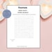 CUSTOM Word Search | Hen's Party, Hen's Night | 8.5x11" DIGITAL FILE ...