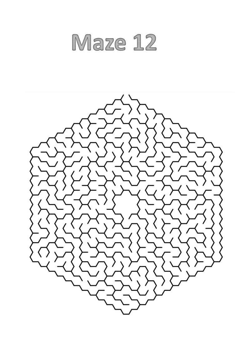 Digital Download Mazes and Peace Colouring Pictures - Etsy