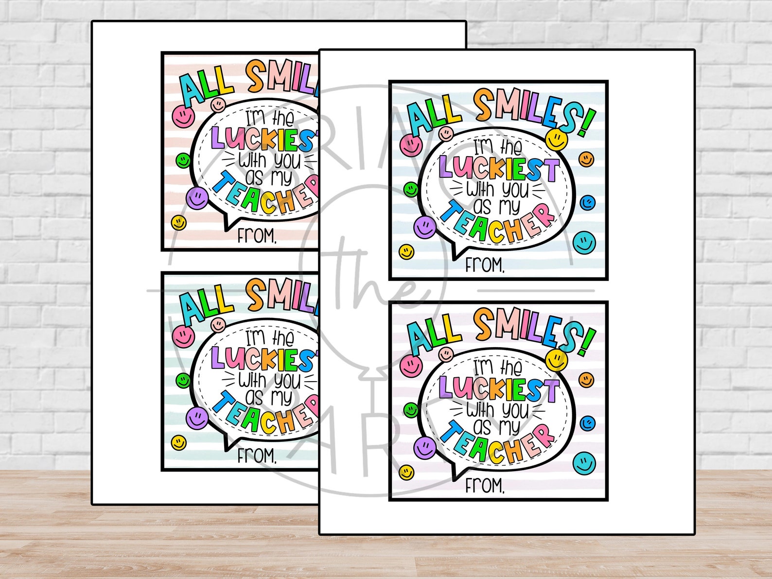 Teacher Appreciation Printable Gift Tag Teacher Thank You - Etsy