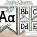 Alphabet Posters Farmhouse Greenery Classroom | Instant Download ...