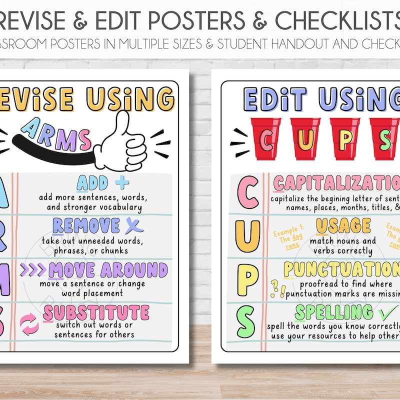 Writing Poster - Etsy