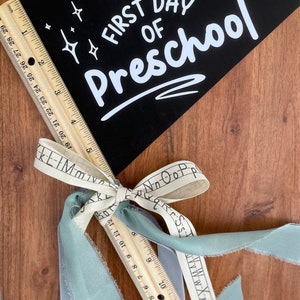 PRINTABLE First & Last Day of School Pennants Bundle | First Day Flags ...