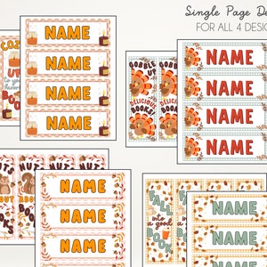 Fall Harvest Printable Bookmarks | Student Thanksgiving Bookmarks ...