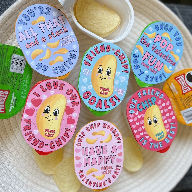 Pringles Valentine Printable | Valentine Printable Tag | Pringles Snack ...