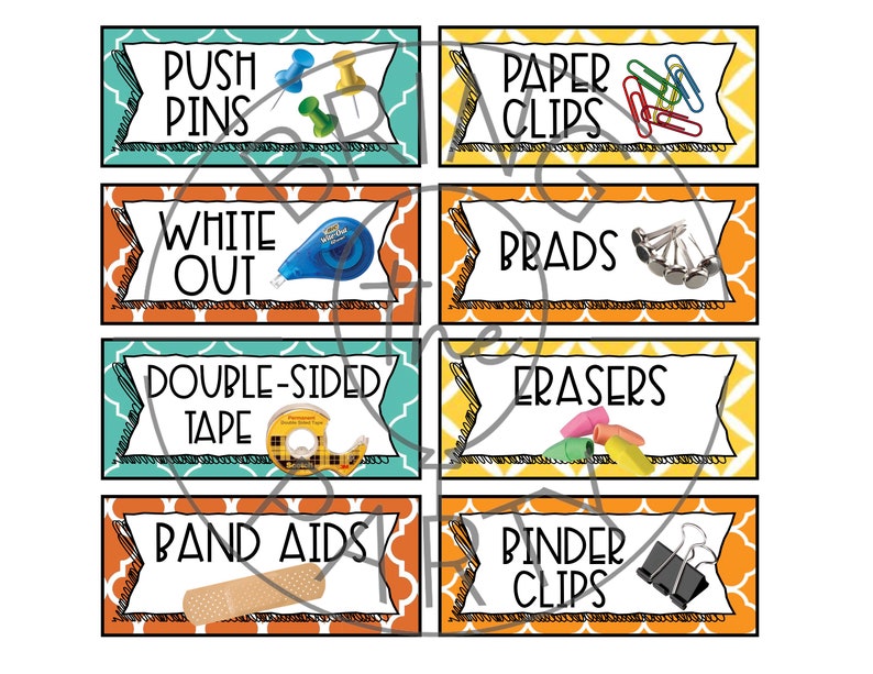 Labels for Storage Unit 24-drawer Plastic Storage Cabinet - Etsy