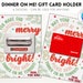 Dinner on Me Gift Card Holder for Christmas Holiday Gift | Christmas ...