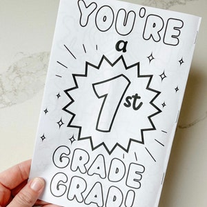 Last Day of School Coloring Booklet | Editable Canva Template Coloring ...