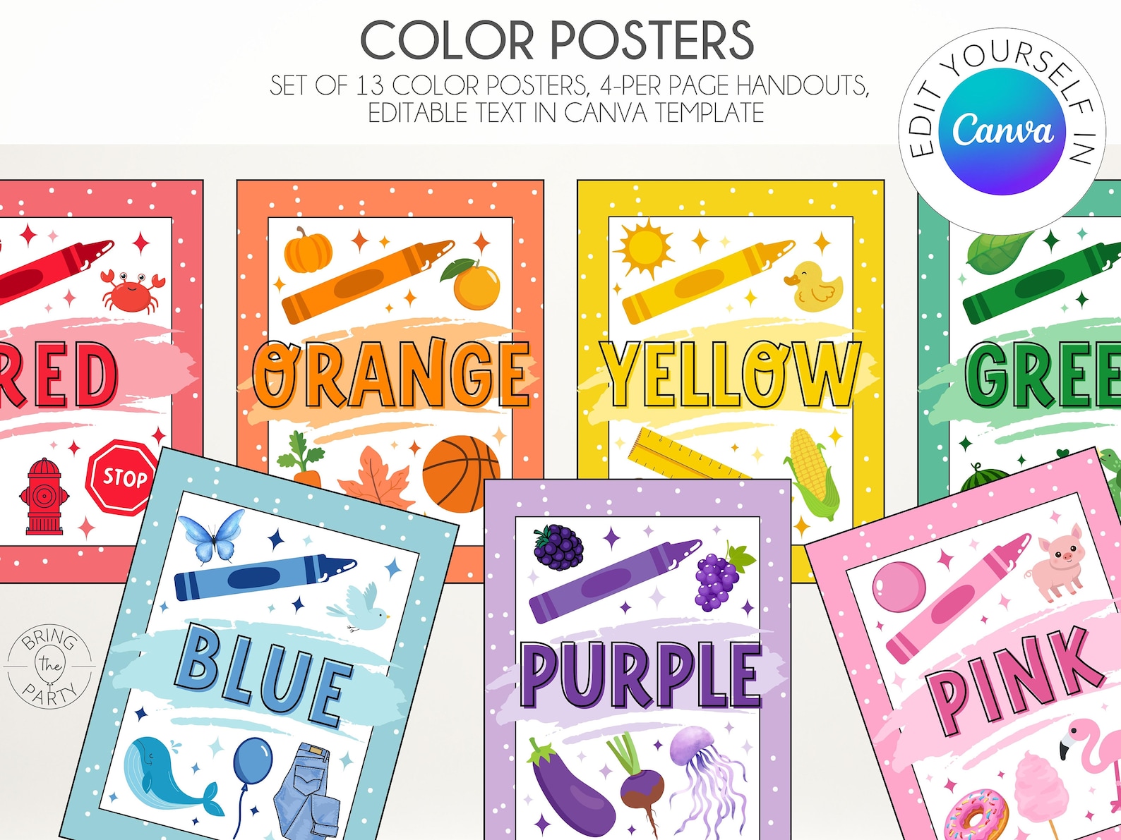 Color Posters | Color Flashcards | Preschool Printable Colors ...