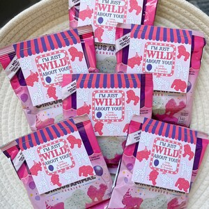 Editable Circus Animal Cookie Printable | Cookie Valentine Cards ...