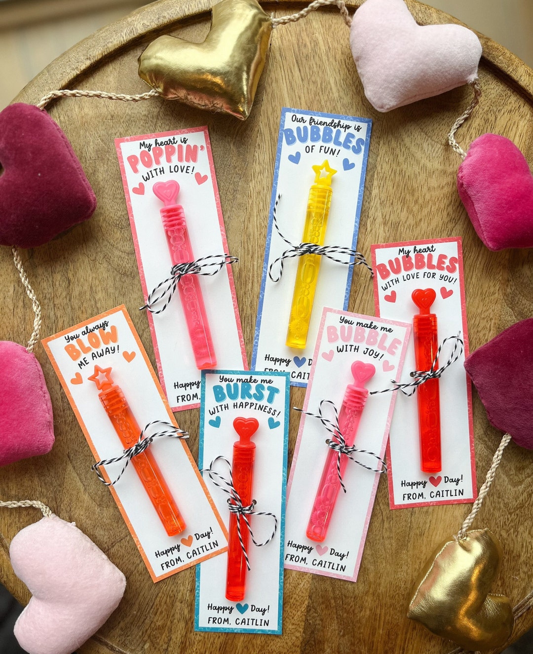 Editable Bubbles Valentine Printable | Kids Bubble Valentine | Non-food ...